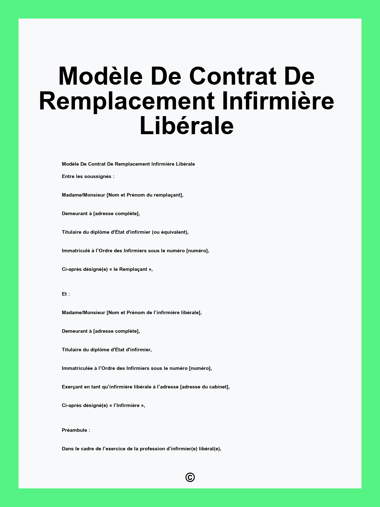 Oni Contrat De Remplacement _ Modèle De Contrat Remplacement Idel – GFSOX